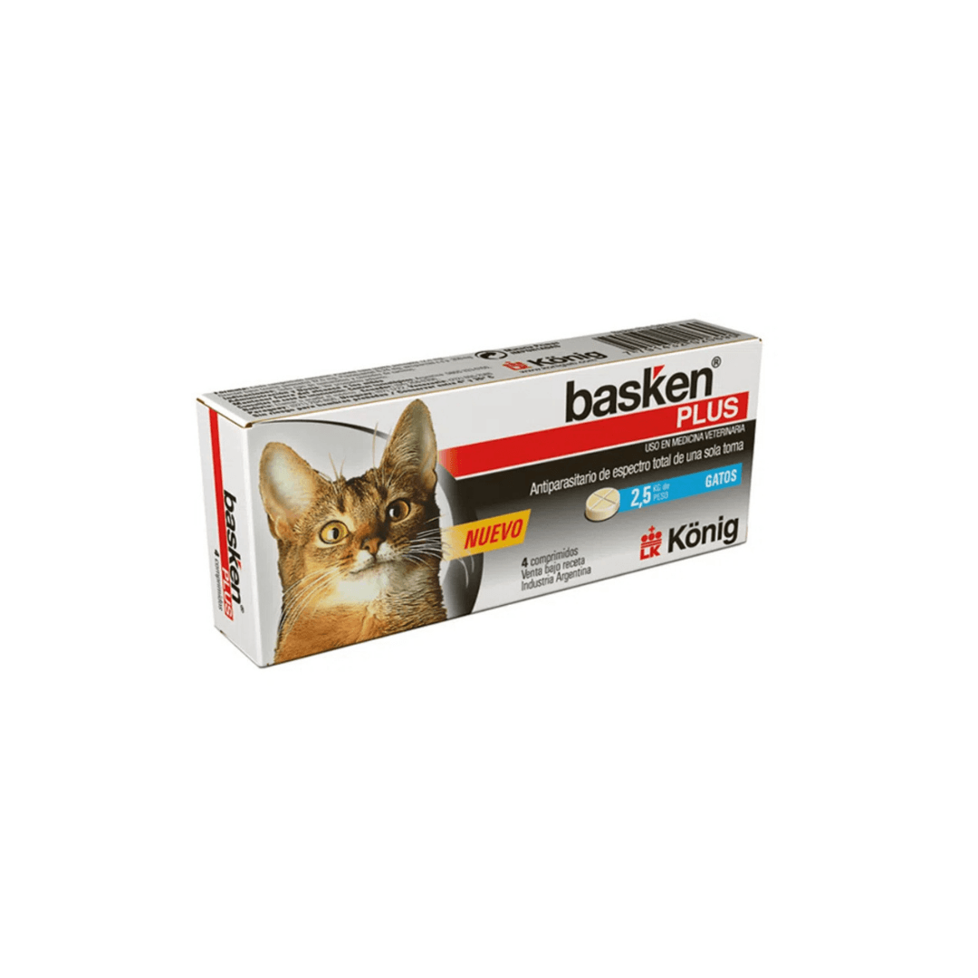 Basken PLUS Gatos x4 comp. (Konig) - Universo Mascota