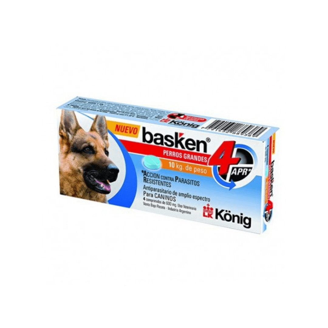 Basken 4 Active 10kg x4 comp. (Konig) - Universo Mascota