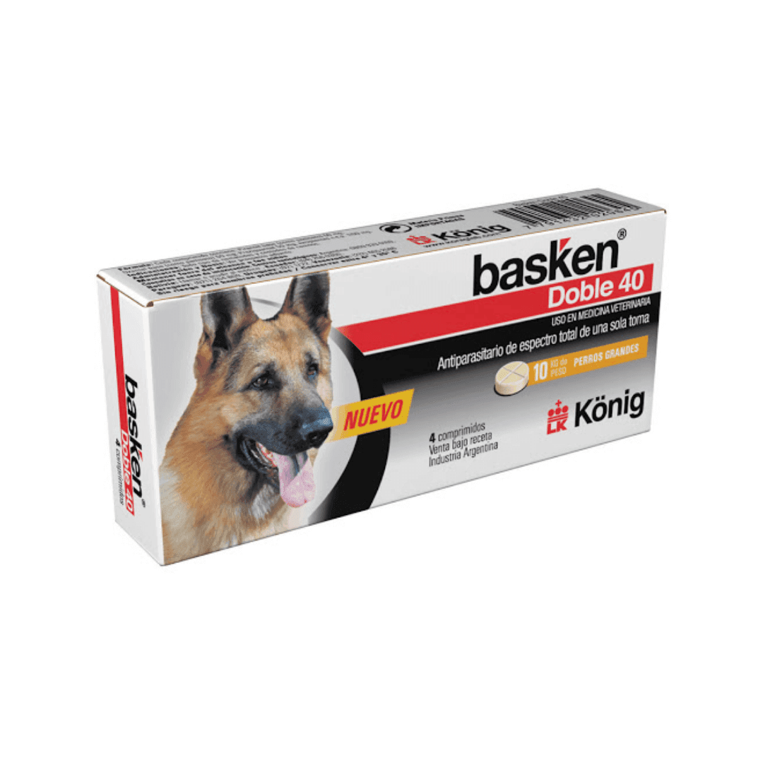 Basken PLUS Doble 40 x4 comp. (Konig) - Universo Mascota